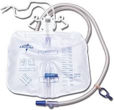 Medline Urinary Drainage Bag with Anti - Reflux Valve